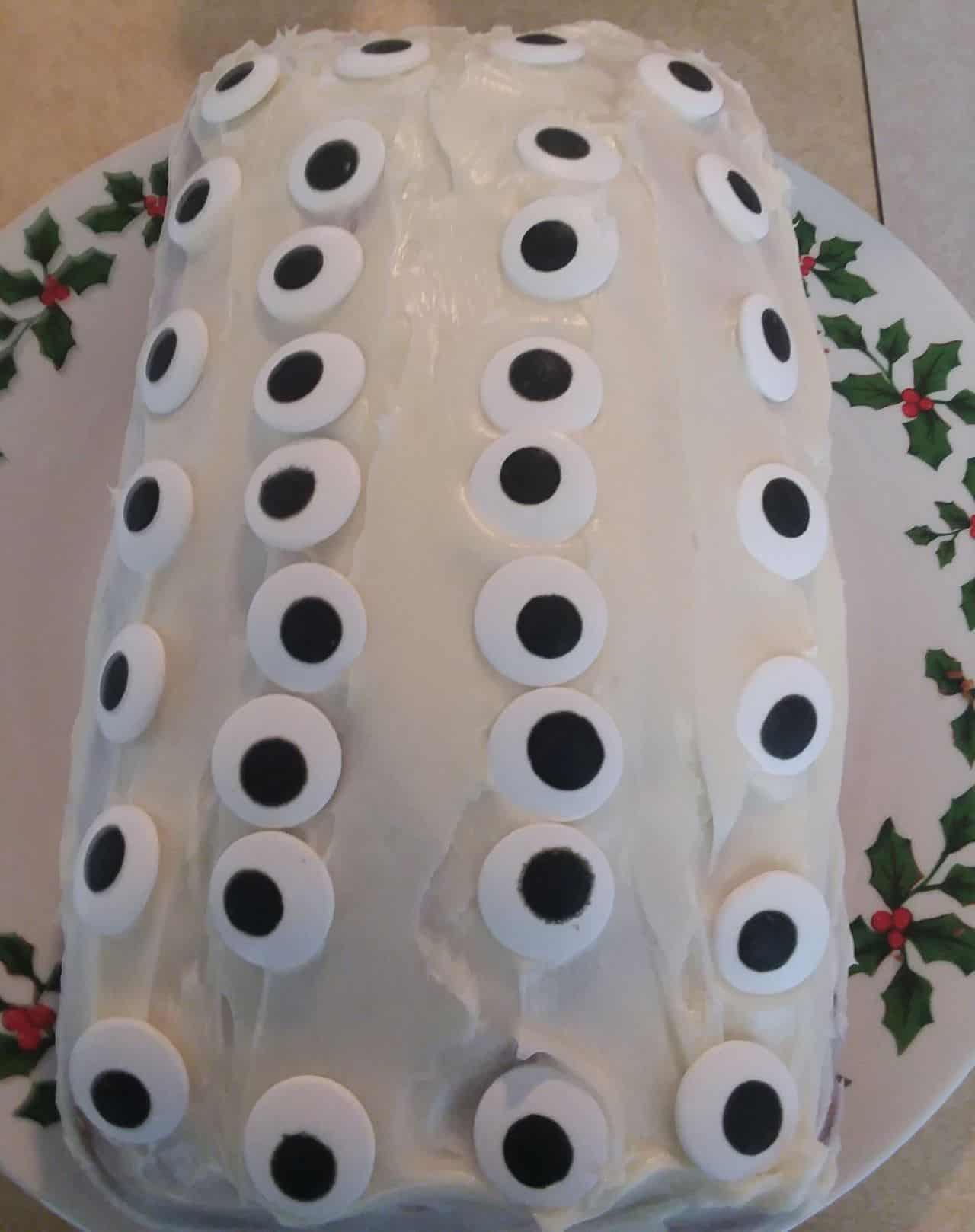 Bloody Lemon Eye Ball Loaf Cake - Go Money Mom